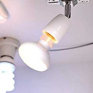 Heat Lamp Holder, E27 300W Rotatable Ceramic Heating Bulb Base with Switch for UV Light Bulb Spot Lamp Ceramic Heat Light Day Light 110-240V (US)