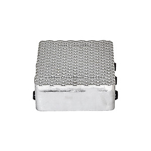 Vestil VPRDO-6 Cast Aluminum Propel Dolly, 9000 lbs Capacity, 12-1/2" Length x 8-1/2" Width Deck, 4-1/4" Overall Height