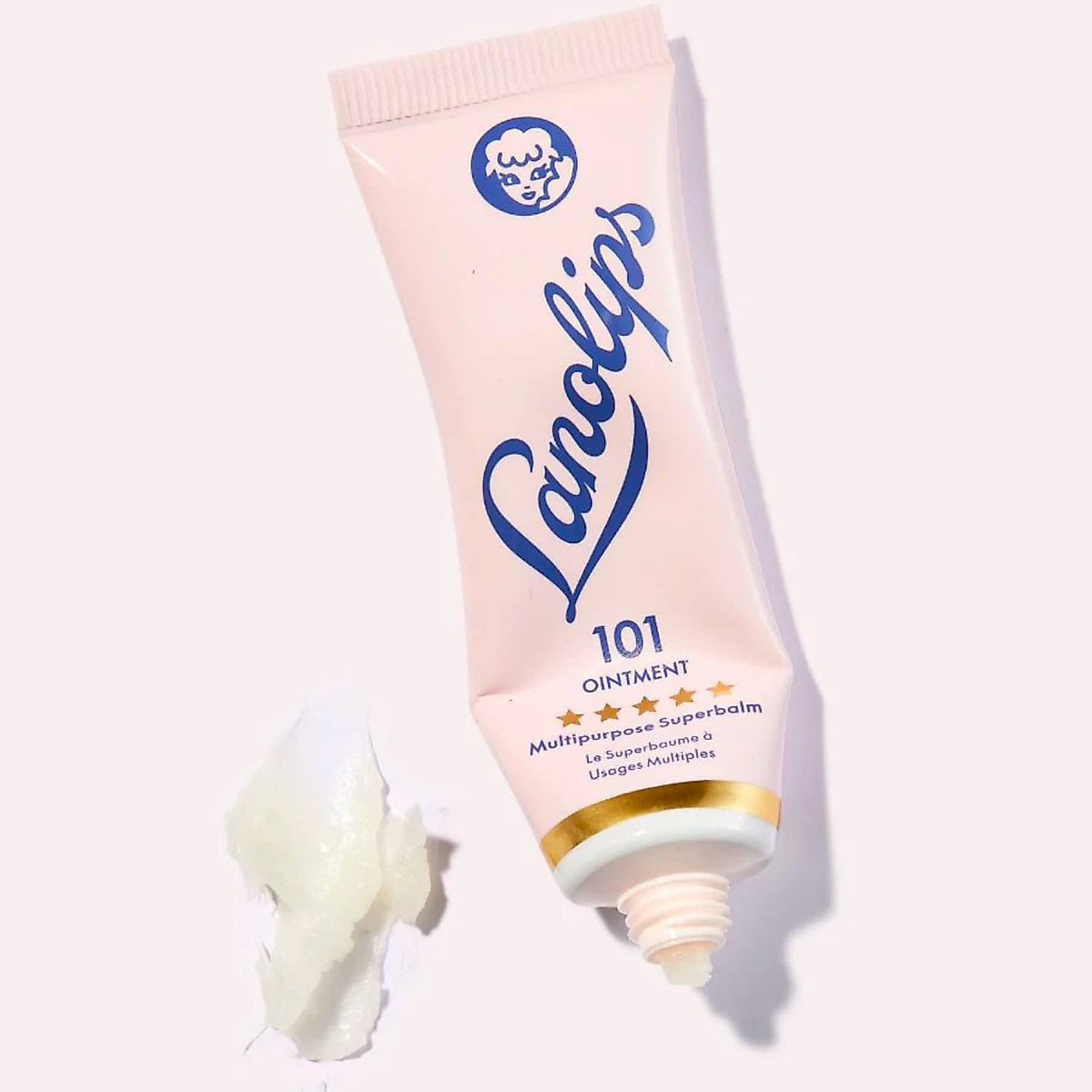 Lanolips 101 Ointment - Lanolin Lip Balm for Smooth, Hydrated & Healthy Lips - Multipurpose Lip Ointment with Lanolin Oil for Dry Lips, Cuticles & More - Original Superbalm (0.52 oz)