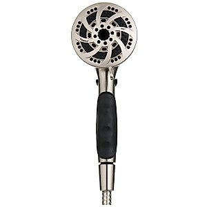 ETL Oxygenics 92489 Fury RV Handheld Shower - Brushed Nickel, 72 inch Hose length
