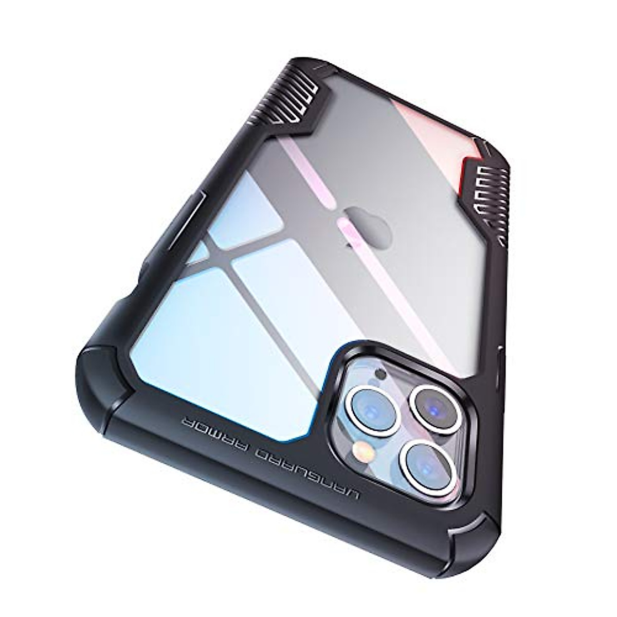 MOBOSI Vanguard Armor Designed for iPhone 11 Pro Max Case, Rugged Cell Phone Cases, Heavy Duty Military Grade Shockproof Drop Protection Cover for iPhone 11 Pro Max 6.5 Inch 2019, Matte Black