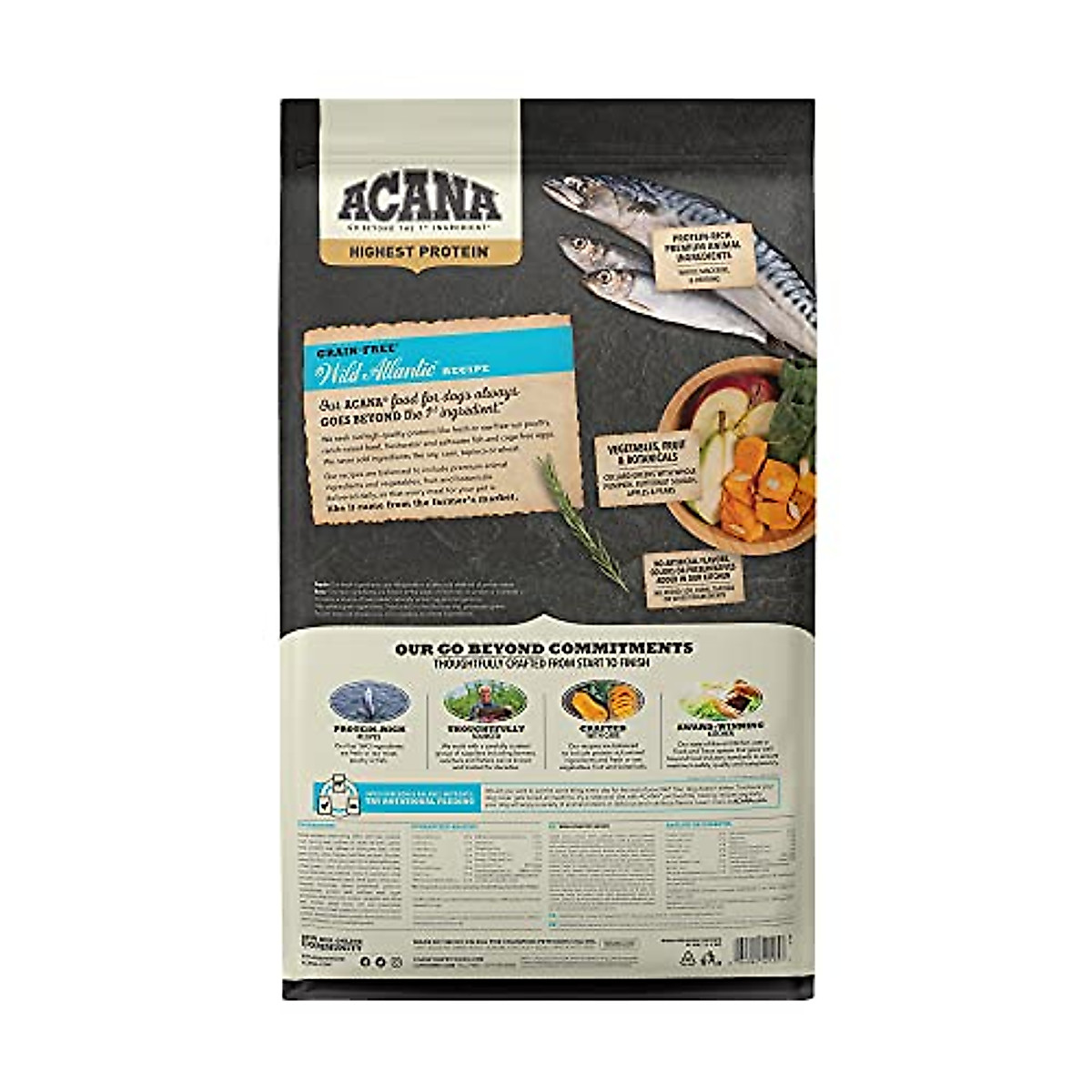 ACANA® Highest Protein, Wild Atlantic, Grain Free Dry Dog Food, 25lb