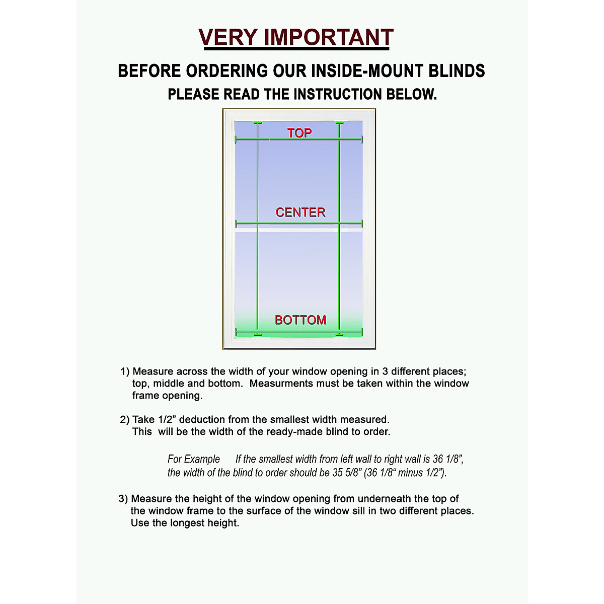 US Window And Floor 2" Faux Wood 28" W x 36" H, Inside Mount Cordless Window Blinds, White,CLF0102800360