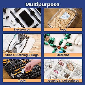 Wallaby 2 gram (350 Packets) Food Safe Pure White Silica Gel Desiccant Dehumidifier Packs - Rechargeable & Coated Moisture Absorbers - Protects Against Moisture Damage - (Packed in 70x Sets of 5)