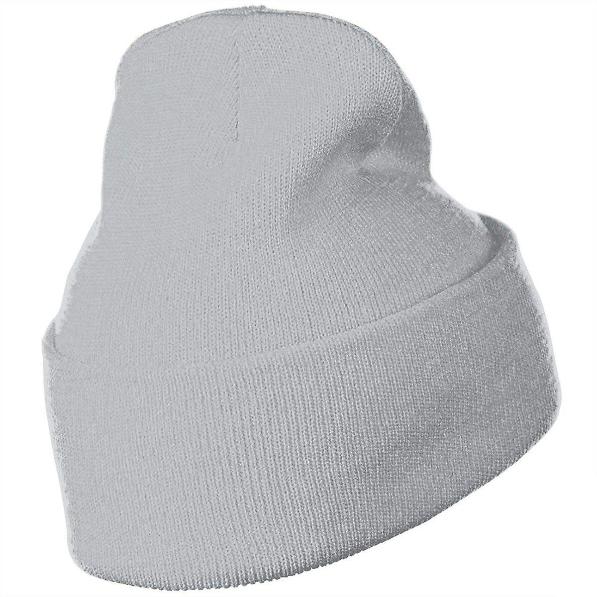 Knit Hat Beanie Cap Casual Skull Caps Hip-Hop Hats Multifunctional Headwear Unisex Gray
