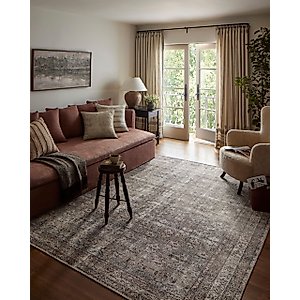 Loloi Amber Lewis x Georgie Moss/Bark 7'-6" x 9'-6" Area Rug