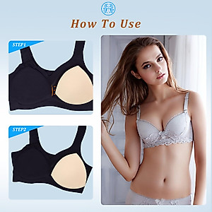 URSMART Bra Pads Inserts, Bra Cups Inserts,Removable Breathable Push up Bra Inserts for Sports Bra or Bikini Tops