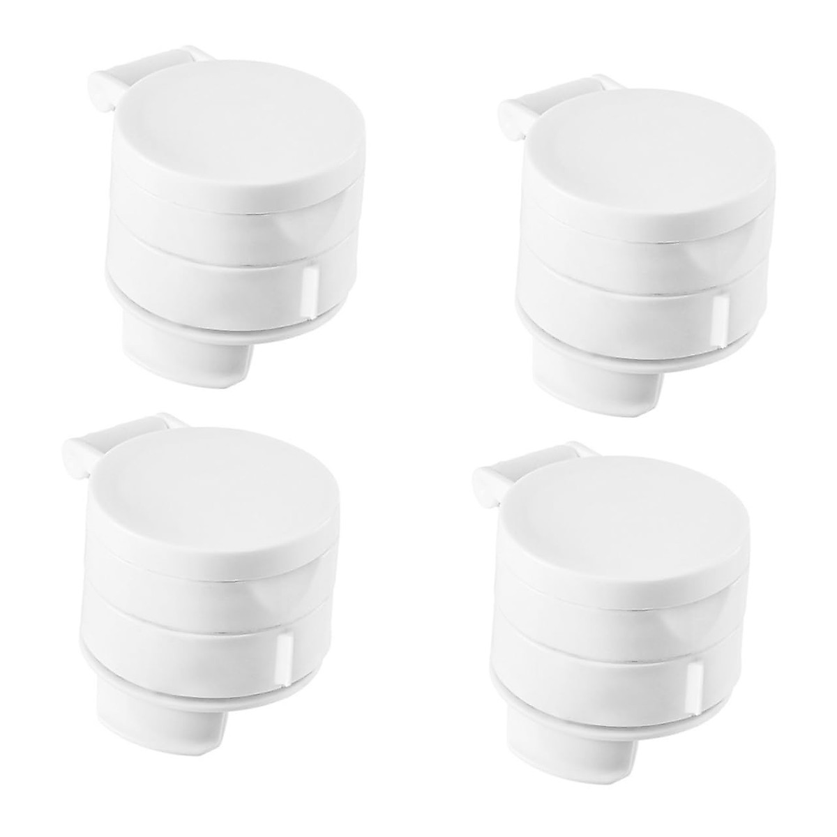 GRIRIW 4pcs Food Bag Sealing Clips with Pour Spout Versatile Clip for Snacks Chips and Food Storage Sealing Preservation Clips for Kitchen Organization