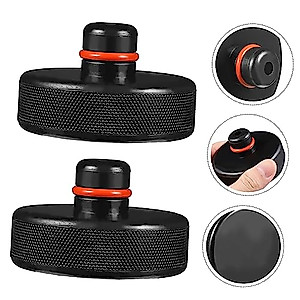 VICASKY 2pcs Rubber Mat Frame Holder Stand Tool Stand Jack Stand Rubber Pad Car Accesories Frame Rail Protector Car Repair Accessories Jack Accessories Auto Jack Pad Protection Stabilizer