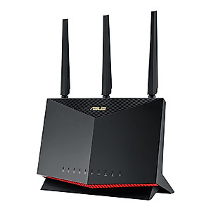 ASUS AX5700 WiFi 6 Gaming Router (RT-AX86U) - Dual Band Gigabit Wireless Internet Router, NVIDIA GeForce NOW, 2.5G Port, Gaming & Streaming, AiMesh Compatible, Included Lifetime Internet Security