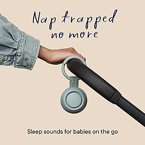 Hatch Rest Go | Portable Sound Machine for Babies and Kids | Baby Sleep Soother | 10 Soothing Sounds | White Noise | Shush | Travel | Registry Gift | Baby Shower | Clips on Baby Stroller | Slate