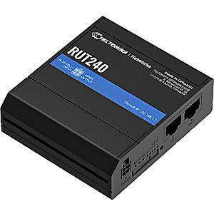 Teltonika RUT240 4G /LTE & WiFi Cellular Router with Ethernet and I/O, Remote Connection, Advanced VPN