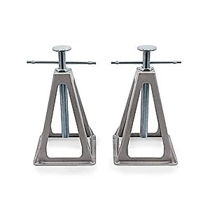 Camco 44561 Olympian Aluminum Stack Jacks, Stabilize and Level Your RV Or Camper - 2 Pack