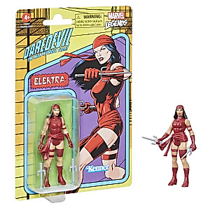 Marvel Hasbro Legends 3.75-inch Retro 375 Collection Elektra Action Figure Toy