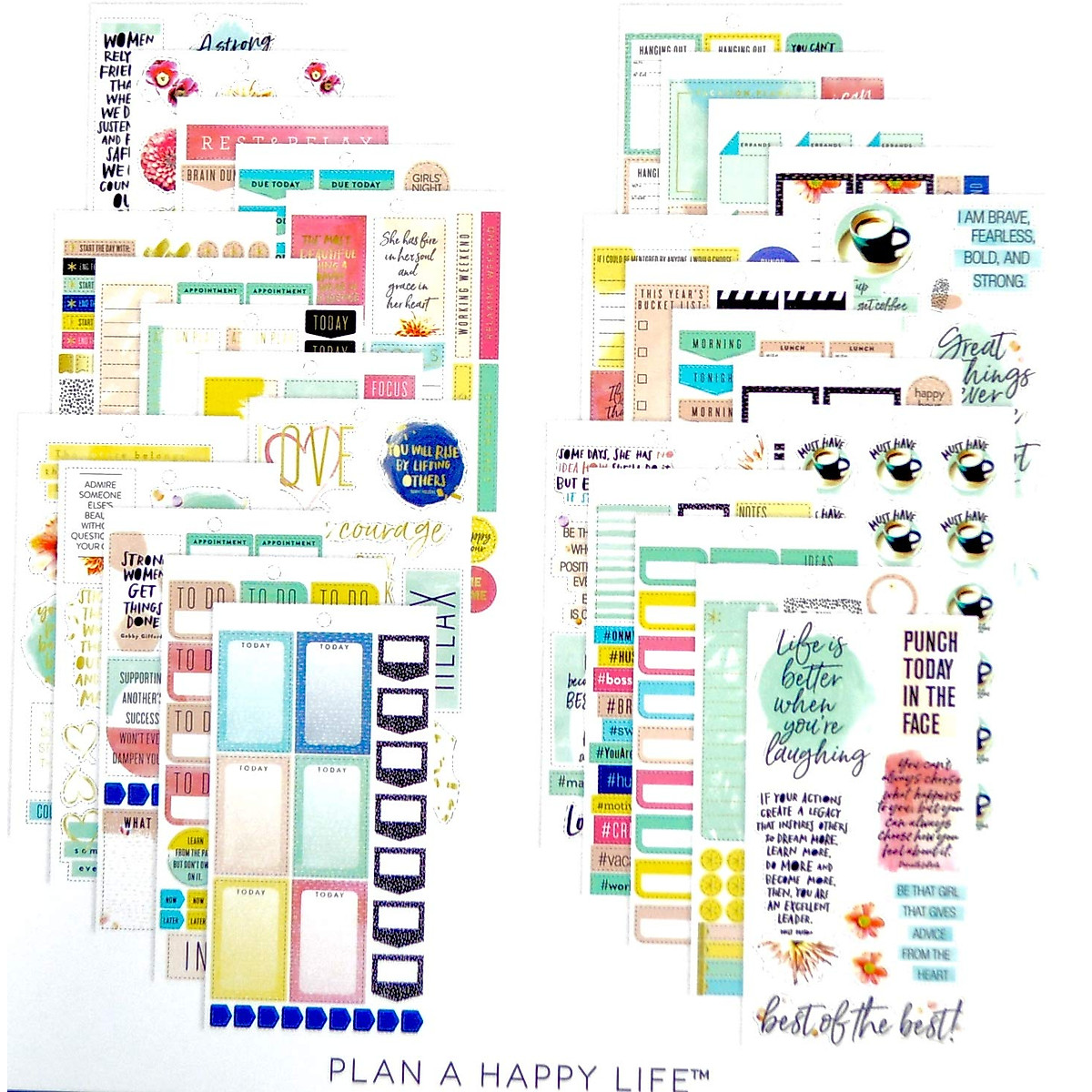 MAMBI, The Happy Planner - 635"Empowering Woman" Value Sticker Pack