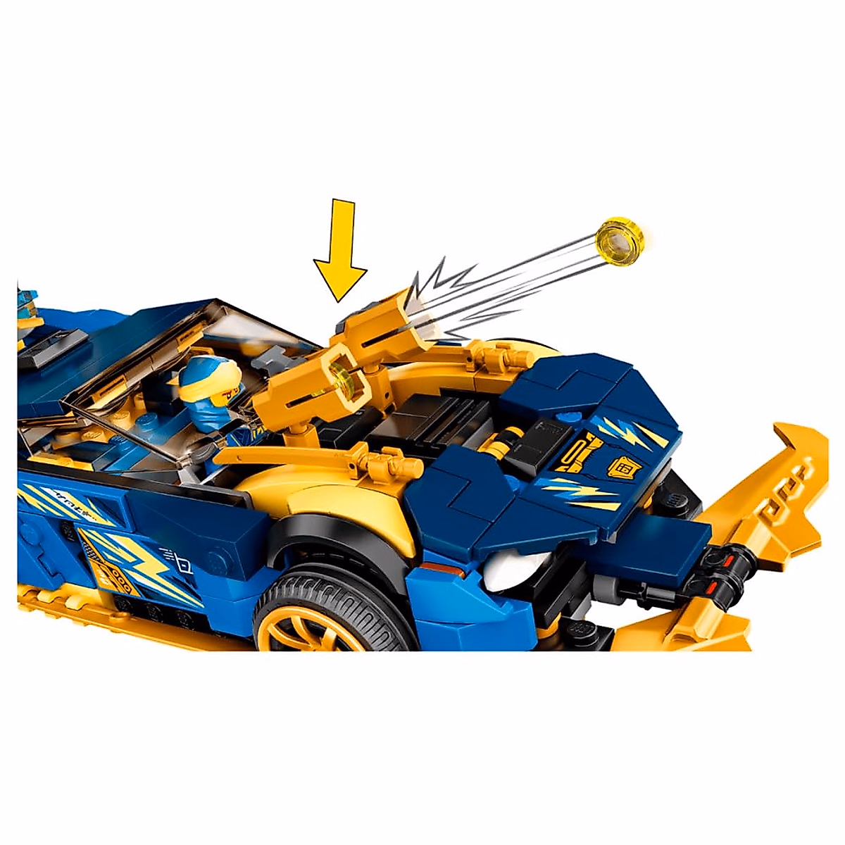 LEGO Ninjago Jay and NYA’s Race Car EVO 71776 Building Kit (536 Pieces)