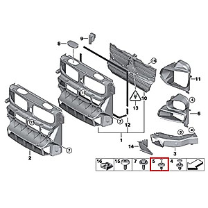 OAUTOO 30PCS 6.3mm Hole Bumper Trim Push-Type Retainer Clip for 51-11-8-174-185 51118174185 BMW 1995 - On