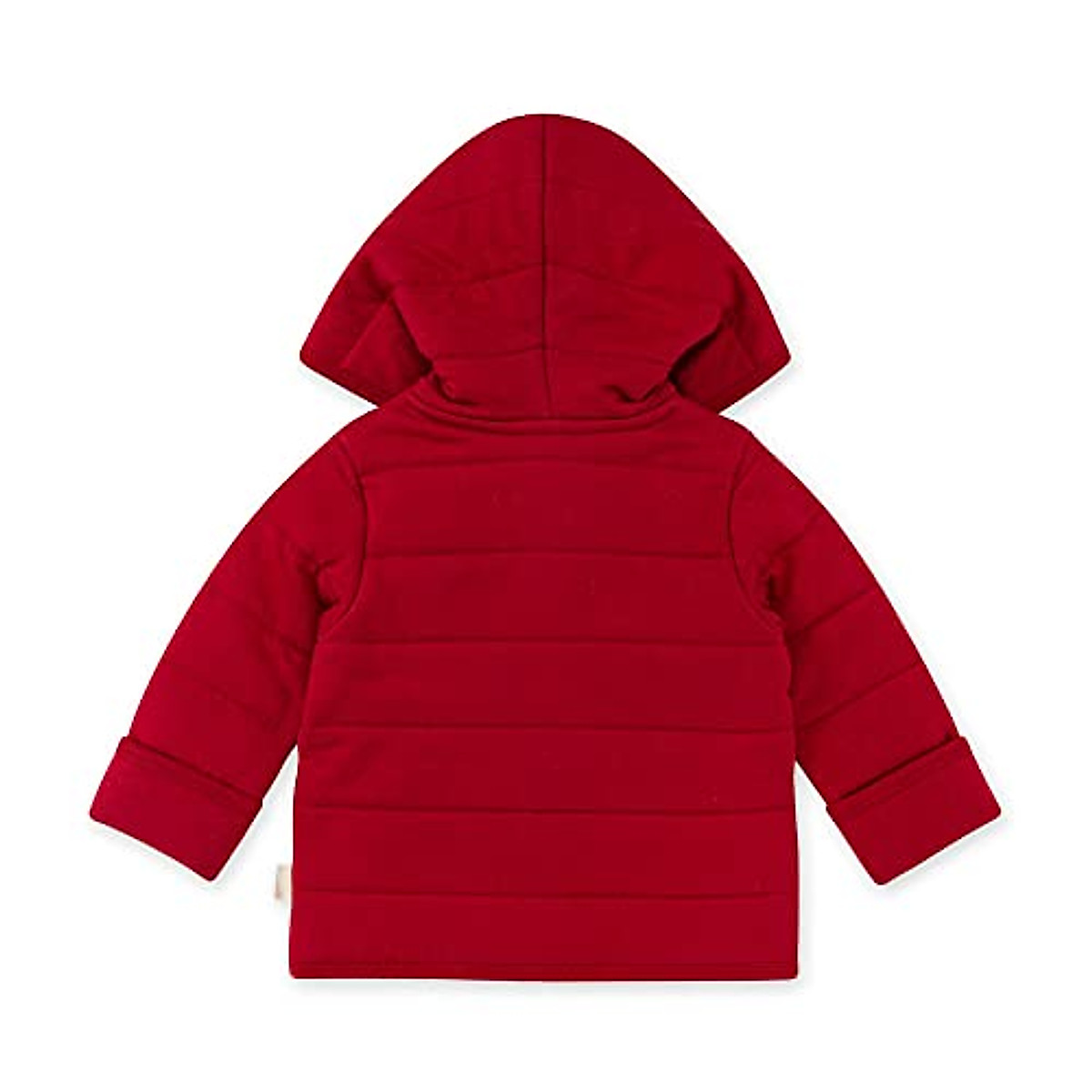 Burt's Bees Baby Baby Sweatshirts, Lightweight Zip-up Jackets & Hooded Coats, Organic Cotton, Cardinal Red Quilted, 6 Months