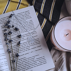 LoEnMe Jewelry Silver Plated Gemini Women Sterling Silver Name Personalized Picture Stone Custom Colleen Necklace