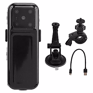 BOLORAMO Wearable Camera, 16G Storage USB2.0 Interface WiFi Sports Camera Infrared Night for Video Shooting