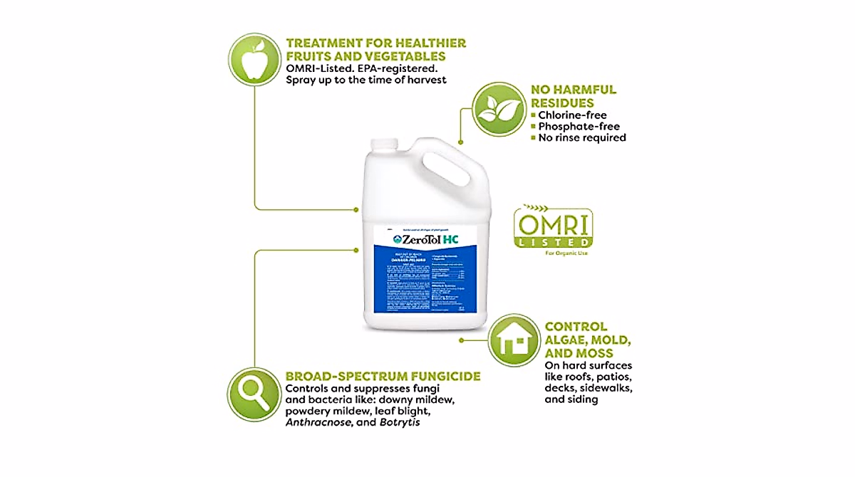 BioSafe ZeroTol HC: Algaecide & Fungicide for Plants