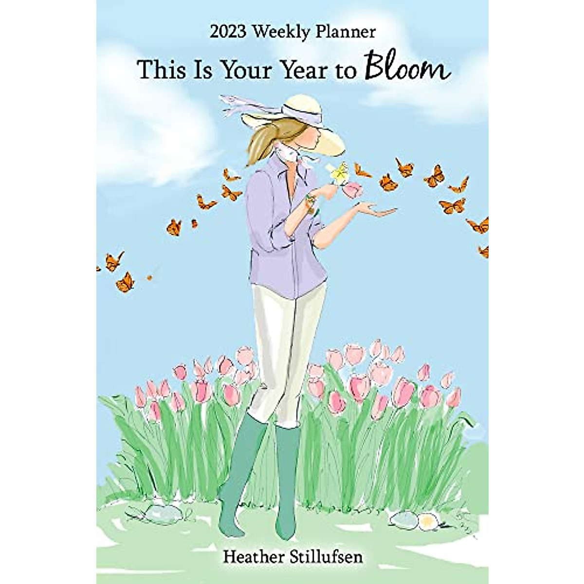 Blue Mountain Arts 2023 Weekly & Monthly Planner “This Is Your Year to Bloom” 8 x 6 in. Spiral-Bound Date Book for Her by Heather Stillufsen with Inspirational and Motivational Messages—from