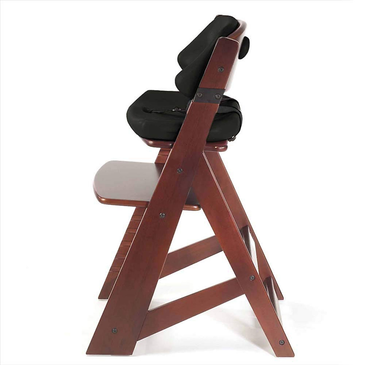 Keekaroo Height Right Kid's Chair with Comfort Cushions, Mahogany/Vanilla (0055219KR-0001)