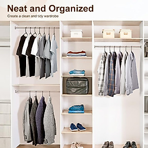 HOUSE DAY Black Plastic Hangers 60 Pack, Durable Clothes Hanger with Hooks, Space Saving Hangers are Perfect for Use in Any Closet, Light-Weight Clothes Hangers Plastic for Everyday Use