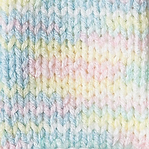 Caron 29400909010 Jumbo Ombre Yarn, 12 oz, Baby Rainbow, 1 Ball