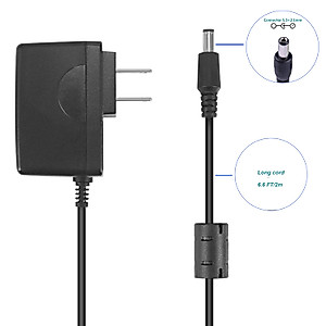 9V 1.5A AC Adapter Power Supply Charger Cord (6.6ft) for Arduino UNO R3, Schwinn Bike A10 A20 A40 220 430 Elliptical Recumbent Upright Trainer and Player More, Center Positive 5.5x2.1mm Power Cord.