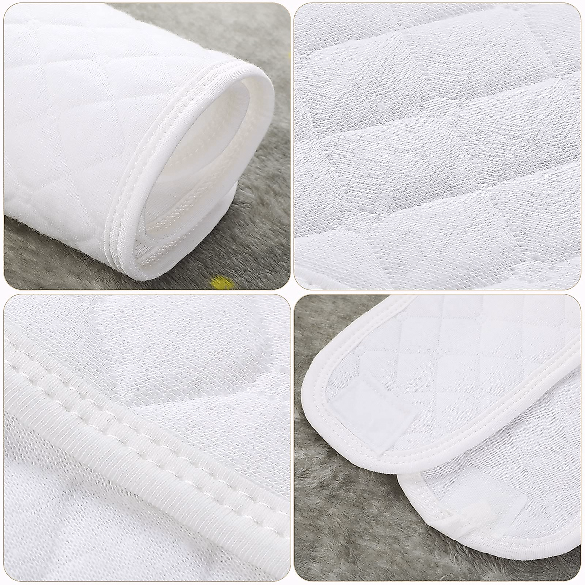 Nuanchu 20 Pieces Baby Belly Band Cotton Newborn Belly Belt Infant Umbilical Cord Protector Soft Baby Belly Button Band Newborn Navel Belt for Protection Abdomen Baby Boy Girl Gifts 0-12 Months