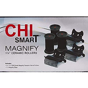 CHI Ceramic Rollers Assortment Medium Rollers + Clips