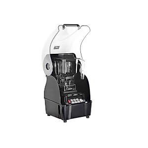 OmniBlend Omni-Q TM-800BQ Commercial Quiet Smoothie Blender, Full Sound Enclosure, 1.5 Liter BPA-Free Container, Self Cleaning, Heavy Duty 3 Speed (Black)