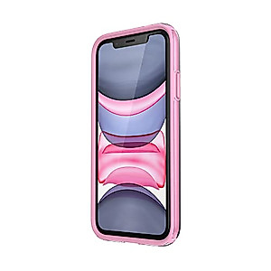 Speck iPhone 11 Case - Drop Protection, Shock-Absorbent Fits iPhone XR Case & iPhone 11 - Dual Layer Design, with Rubber Sheild & Slim Design - Pink Tint, Forever Pink GemShell