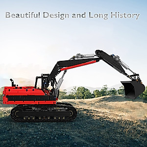 JMBricklayer Excavator Building Block Set for Adults - RC Electric Excavator Construction Vehicle Model Kit Collection Toy, Gift Toys for Teens Age 14+/Adults