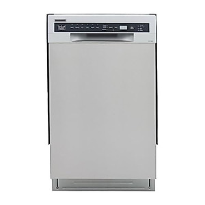 Kucht K7740D Professional 18" Front Control Dishwasher, Stainless Steel