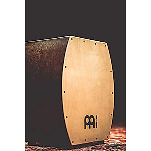 Meinl Jumbo Arch Bass Cajon Box Drum with Internal Snares - NOT MADE IN CHINA - Maple Frontplate / Hardwood Body in Vintage Wine Barrel Finish, 2-YEAR WARRANTY (SUBCAJ8VWB-M)