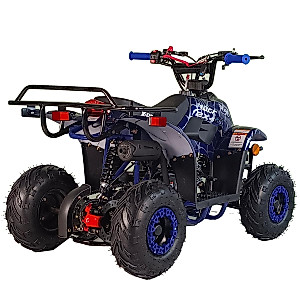 X-PRO 110cc ATV Quad ATVs Quads 110cc 4 Wheeler ATVs ATV 4 Wheelers，Spider Blue