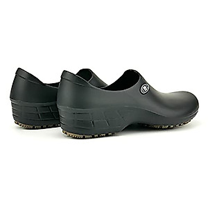 Sticky Nursing Shoes for Women - Professional Waterproof Non-Slip - Hospital Icons (Dentistry - Black, Numeric_8)
