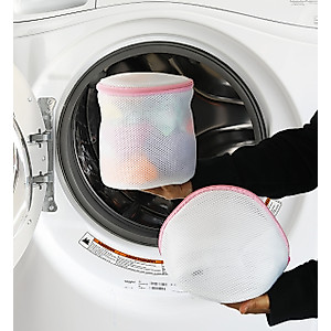 5 Pack - Simple Houseware Laundry Bra Lingerie Bags (2 Large & 3 Underwear Bags)