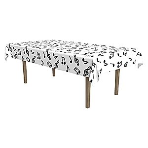 Musical Notes Tablecover Party Accessory (1 count) (1/Pkg)