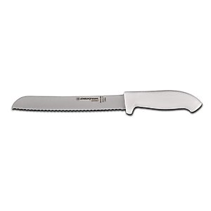 Dexter Russell 24223B Sofgrip Scalloped Bread Knife 8" Blade, White