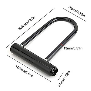 Anti Theft Lock, Bike Lock Safety Lock Durable in Use Anti Theft Bike Anti Theft Lock Security Heavy Duty for Bicycle