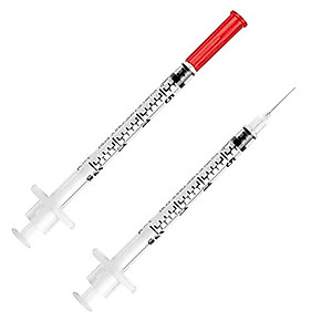 UltiCare VetRx U-40 Pet Insulin Syringes, Comfortable and Accurate Dosing of Insulin for Pets, Compatible with Any U-40 Strength Insulin, Size: 1/2cc, 29G x ½’’, with Half Unit Markings, 100 ct Box