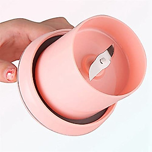 TANACC Portable Juice Blender Multifunction Juicer Household Blender Small Stainless Steel Juicer Cup Rechargeable Portable Electric Mixer (Color : Pink)