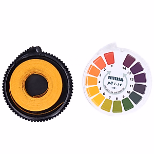 1 Roll PH Test Strips, Professional PH Level Testing Paper for Cosmetics Food Water Saliva, PH Measure Full Range 0-14