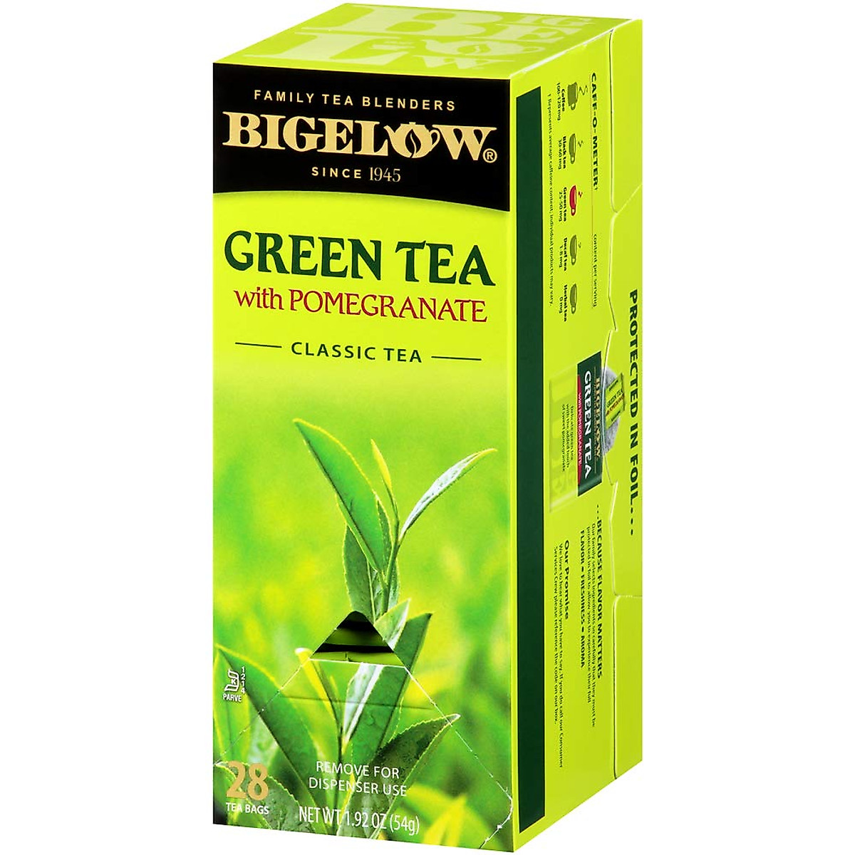 Bigelow RCB10363 Green Tea with Pomegranate, 28/Box
