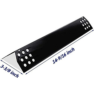 Grill Replacement Parts for Nexgrill 720-0896B 720-0896C 720-0882A 720-0896 720-0925 Grills, 6 Pack Heat Plates Flame Tamers for Nexgrill Deluxe 6 Burner Grills, Grill Master 720 0697 Heat Shields