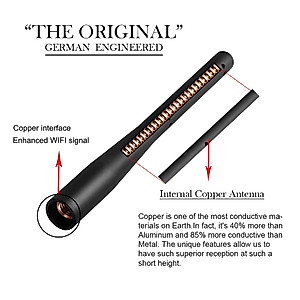 KSaAuto 4.5 Inch Short Antenna for Harley Davidson Motorcycle 1998-2024 Stubby Antenna Replacement Accessories