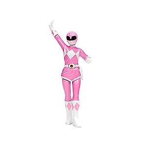 Jada Toys Mighty Morphin Power Rangers 1:24 Toyota FT-1 Concept Die-cast Car w/ 2.75" Pink Ranger Figure, Toys for Kids and Adults